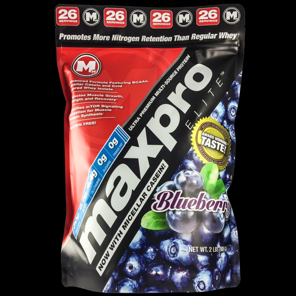 MaxPro Elite 2lb - Blueberry 26 servings | Max Muscle Clackamas