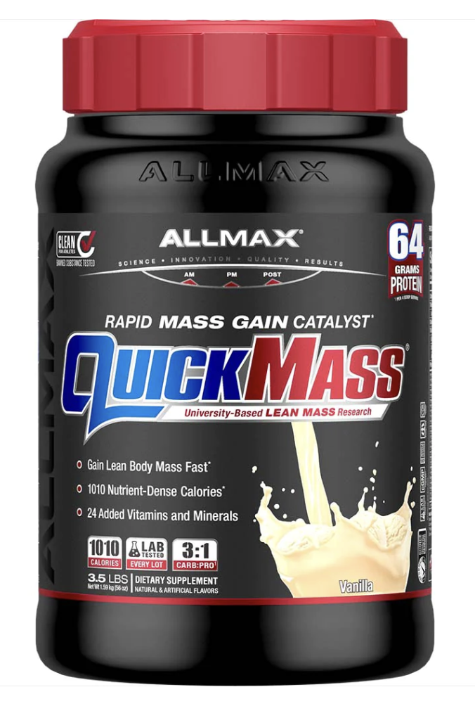 AllMax - QuickMass Vanilla 3.5lbs | Max Muscle Clackamas