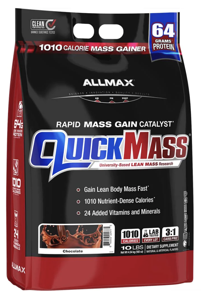 AllMax - Quickmass Chocolate 10lb | Max Muscle Clackamas
