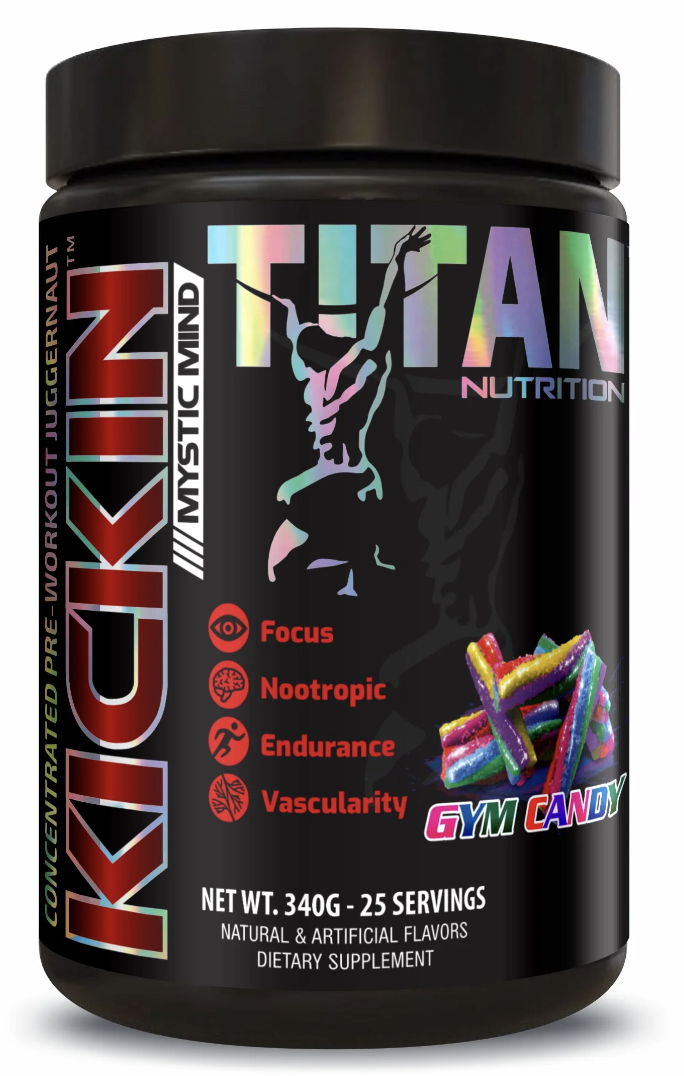 Titan Nutrition Kickin Pre Workout Gym Candy Max Muscle Clackamas