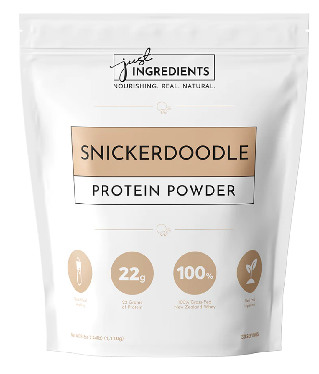 Just Ingredients - Snickerdoodle Protein Powder 30 svgs | Max Muscle ...